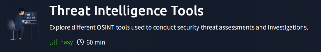 Threat Intelligence Tools | Task 5-8 TryHackMe Write-up – Jon Jepma